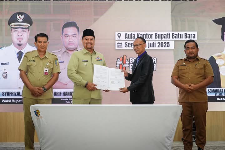 Bupati Baharuddin Siagian Tandatangani MoU Dengan Institut Sains dan ...