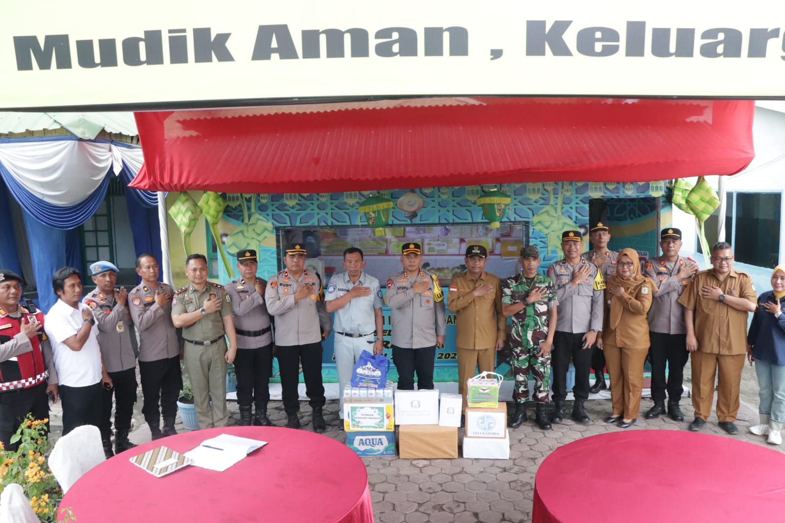 Komitmen Layanan Mudik Aman dan Humanis, Bupati Sergai Tinjau Pos Pam ...